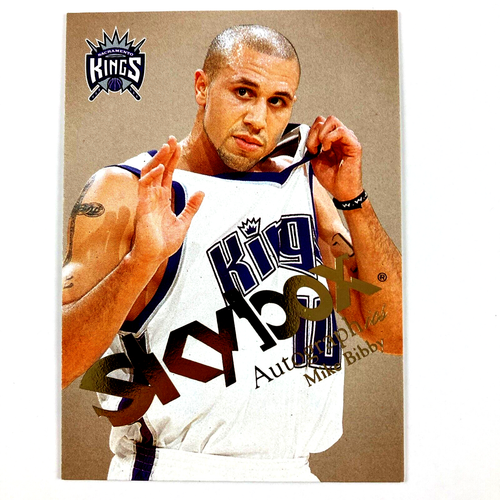 Mike Bibby 2003-04 SkyBox Autographics Base Card #36 NBA Sacramento ...