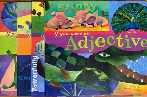 4 Book Set If You Were and Adjective-Adverb-Noun-Verb Word Fun Michael ...