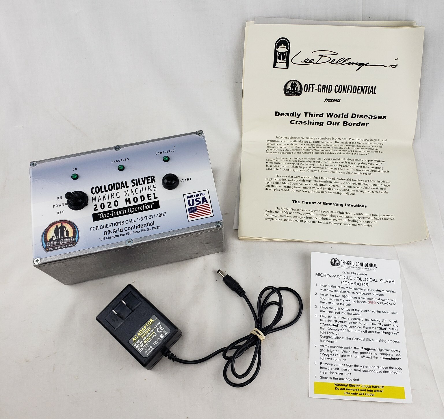 Off Grid Confidential Colloidal Silver Making Machine Home Generator ...