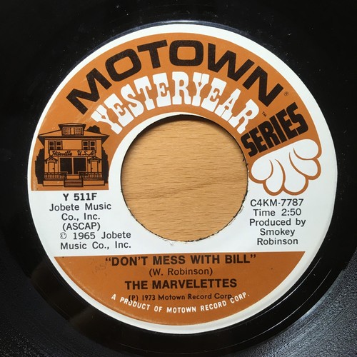 THE MARVELETTES - DON'T MESS WITH BILL / HE'S A GOOD GUY 7" VINYL (EX ...