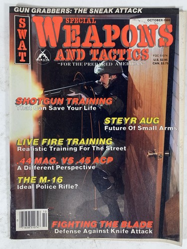 SWAT Survival Weapons and Tactics Magazine Combat October 1986 | eBay