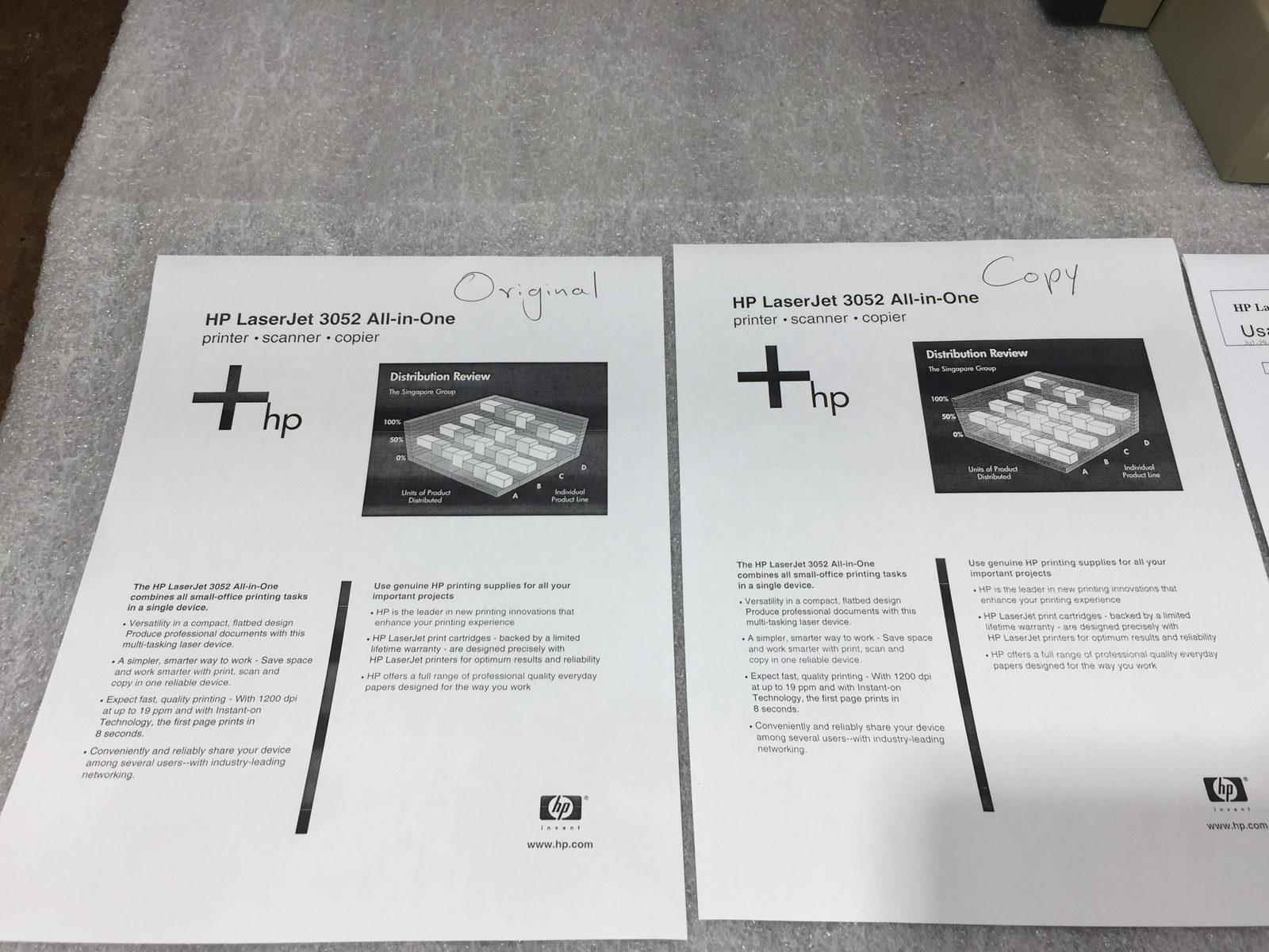 HP LaserJet 3052 All-In-One Laser Printer for sale online | eBay