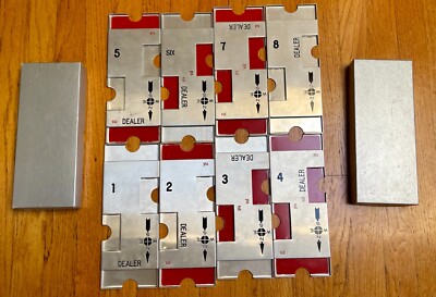 J-R Aluminum Official Duplicate Bridge Boards Set A 1-4 & B 5-8 | eBay