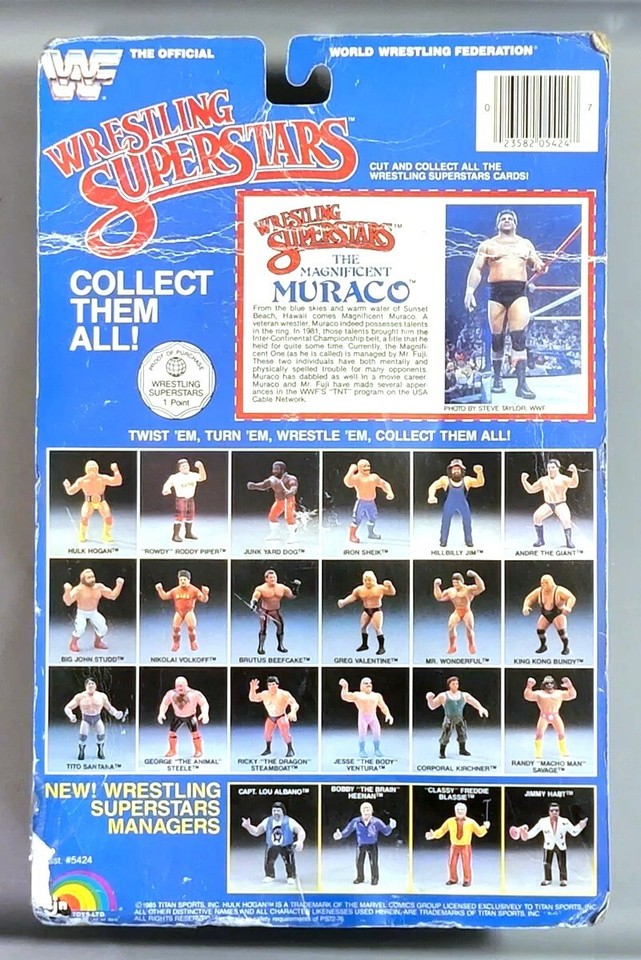 wwf ljn wrestling superstars "magnificent" don muraco wrestling figure ...