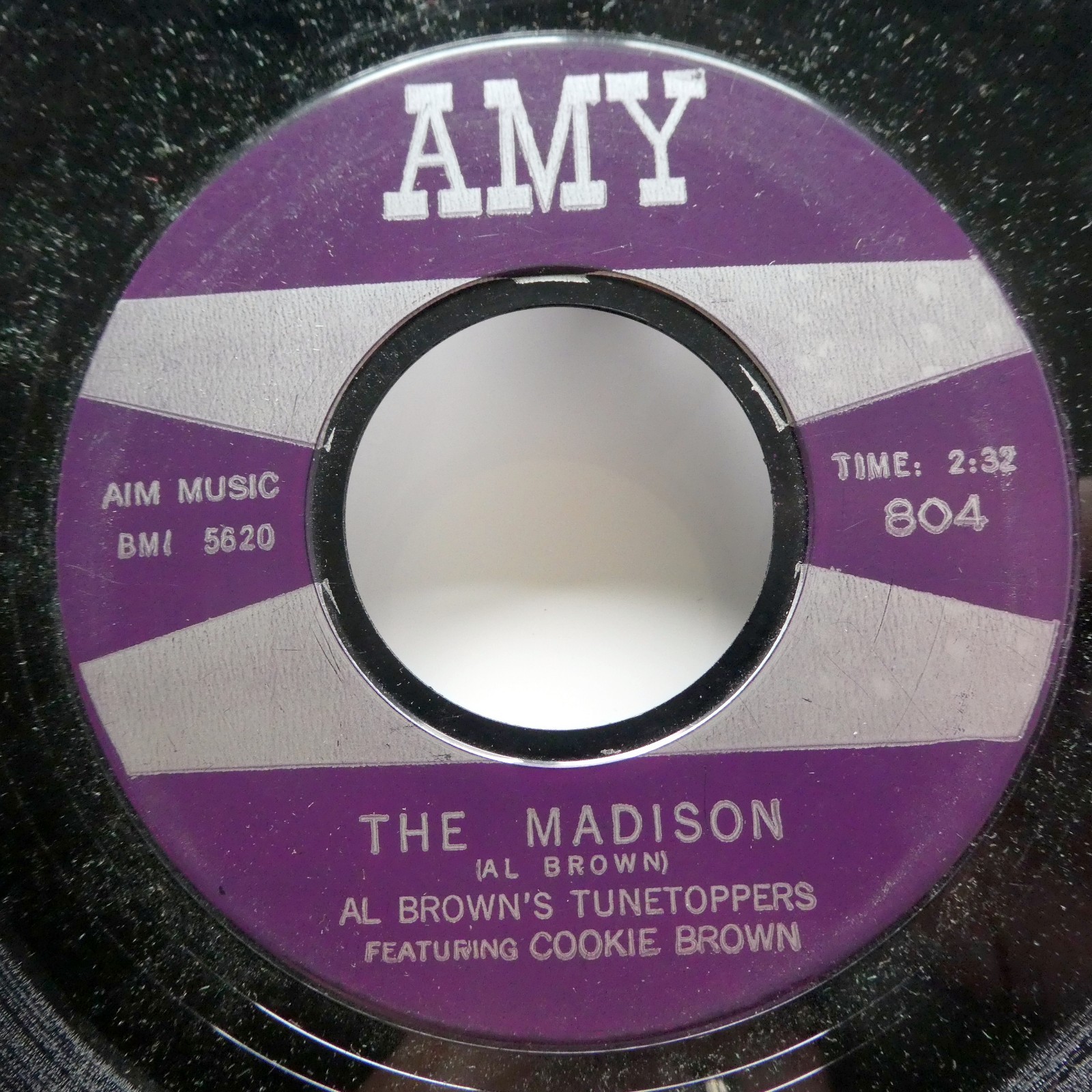 AL BROWN Tunetoppers COOKIE BROWN 45 Mo Madison/The Madison AMY r&b ...