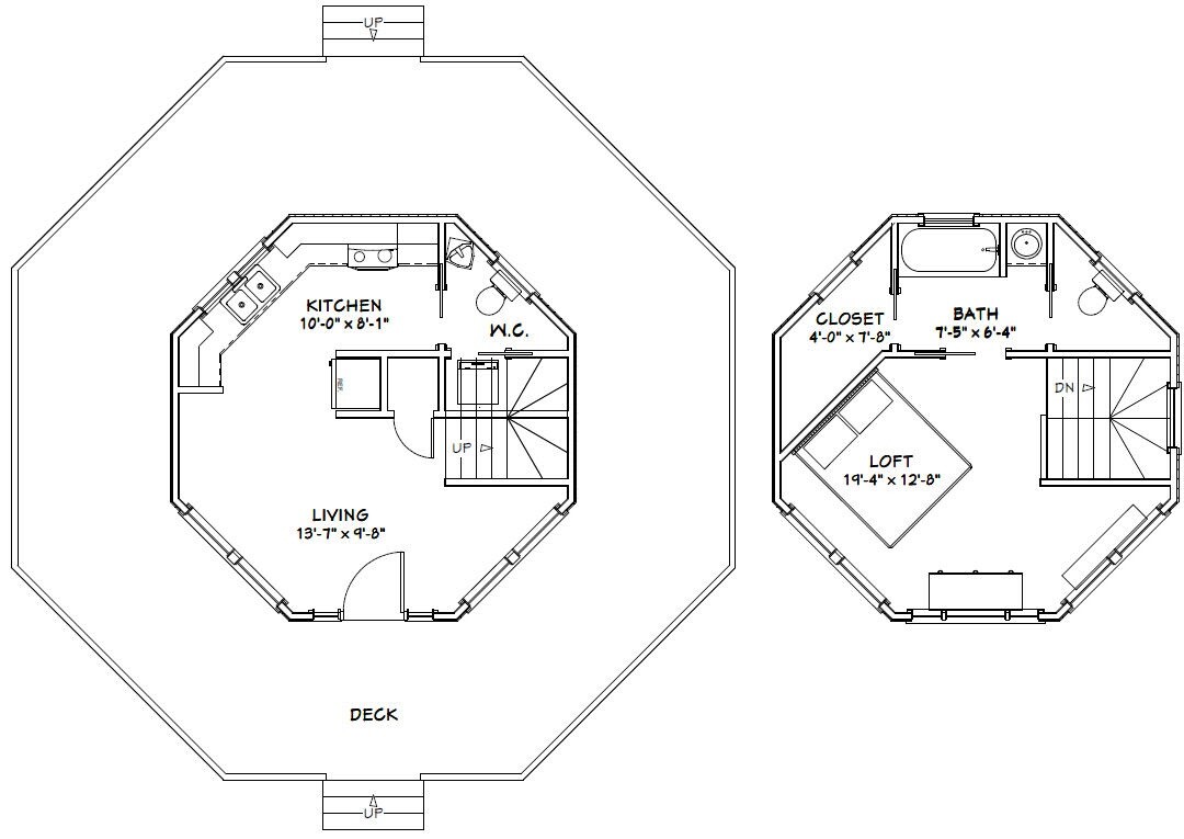 Small Cabin Floor Plans 20x20 27 Adorable Free Tiny House Floor Plans