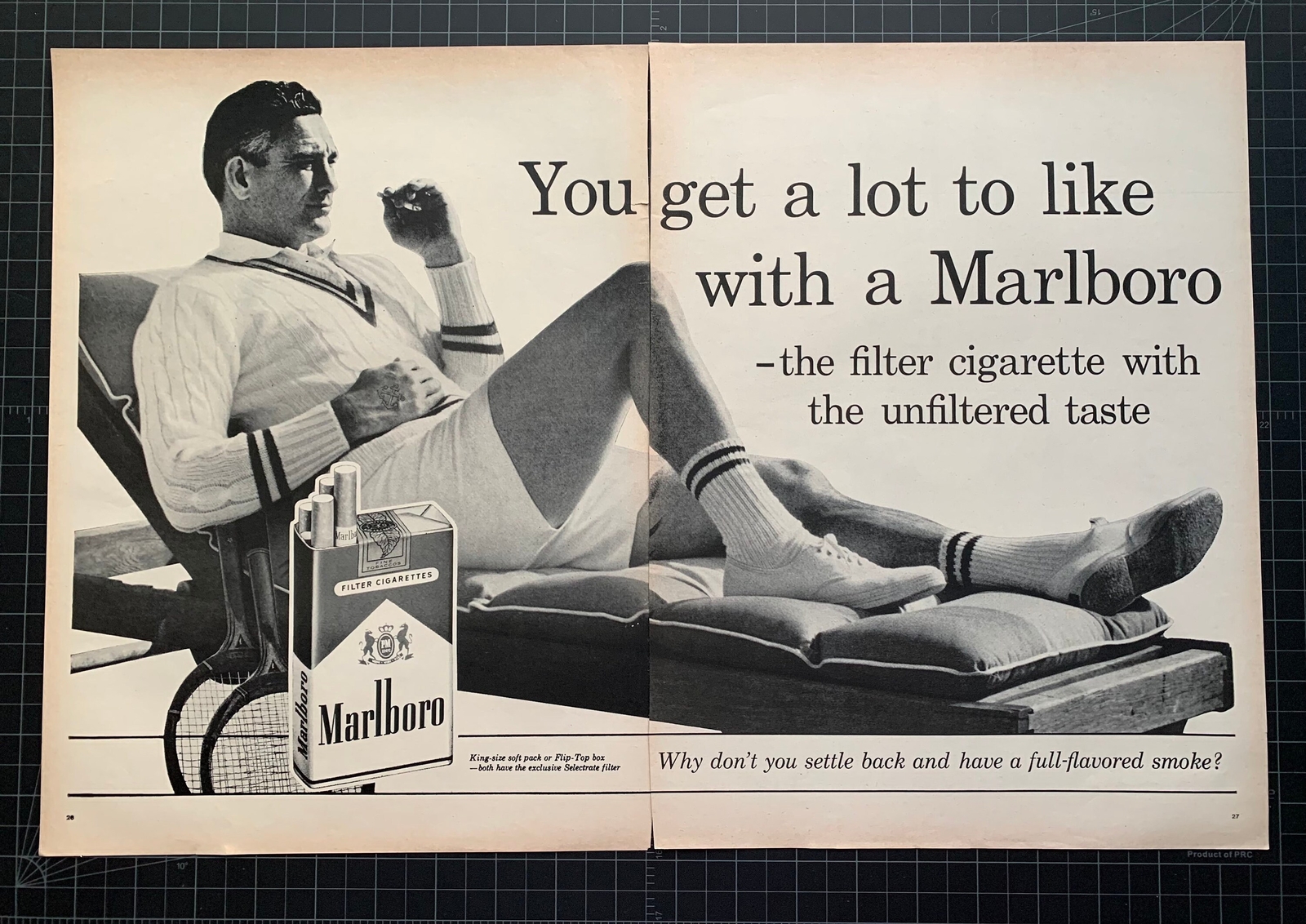 Vintage 1960 Marlboro Cigarettes Print Ad | eBay