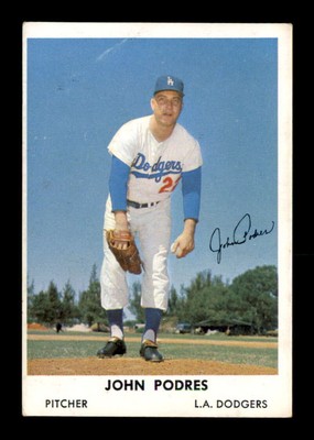 1961 Dodgers Bell Brand #22 John Podres VG X3053204 | eBay