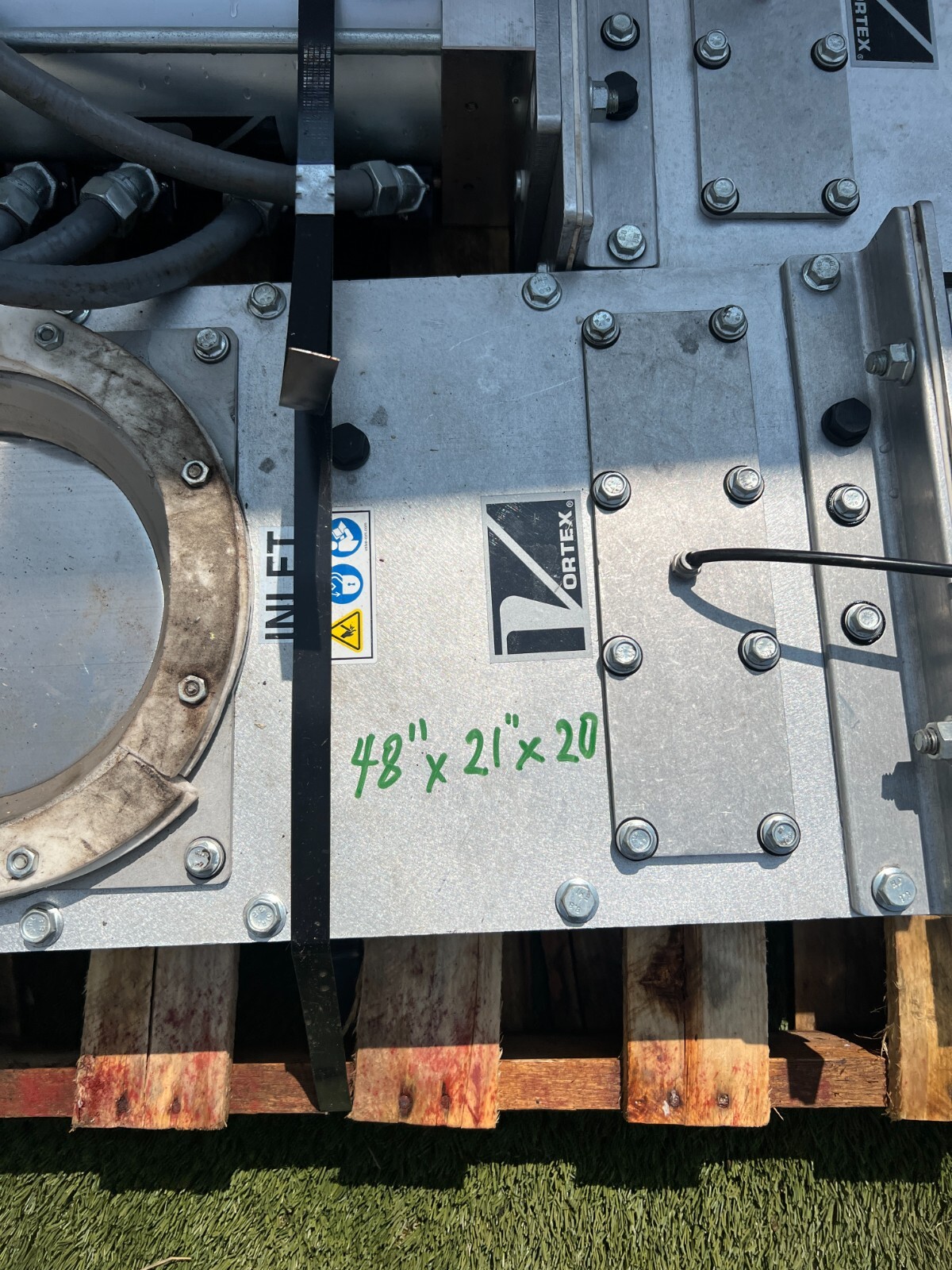 Salina Vortex 10" JA10V1-WS1 Clear Action Gate w/ DVCM6X10.5-MG ...