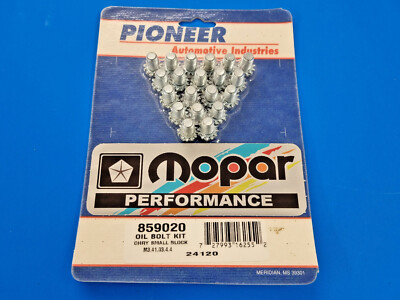 CHRYSLER VALIANT MOPAR LA 273 318 340 360 OIL PAN SUMP BOLTS + free ...
