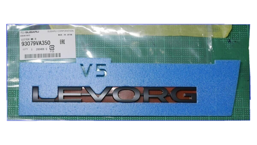 Rear Ornament Emblem Budge Mark Black Levorg VM Advantage Line NEW JDM ...