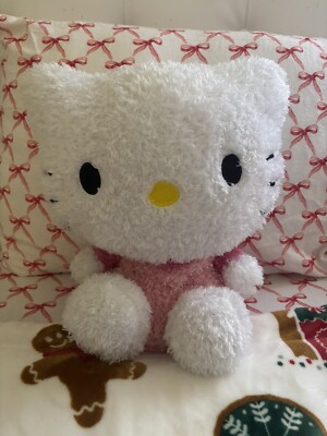 Hello Kitty Weighted Fuzzy Plush Pillow Buddy Pre Owned Free Shipping ...