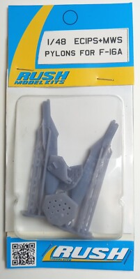 RUSH Models RMK3D48001 1/48 F-16A ECIPS+MWS Pylons, Ukrainian and ...