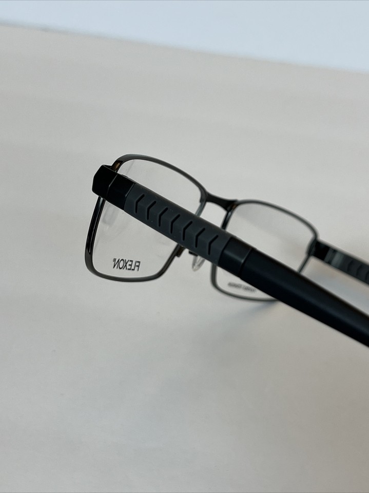 FLEXON E1111 033 Gunmetal Flexible Titanium Eyeglass 54 17 140 Frame ...