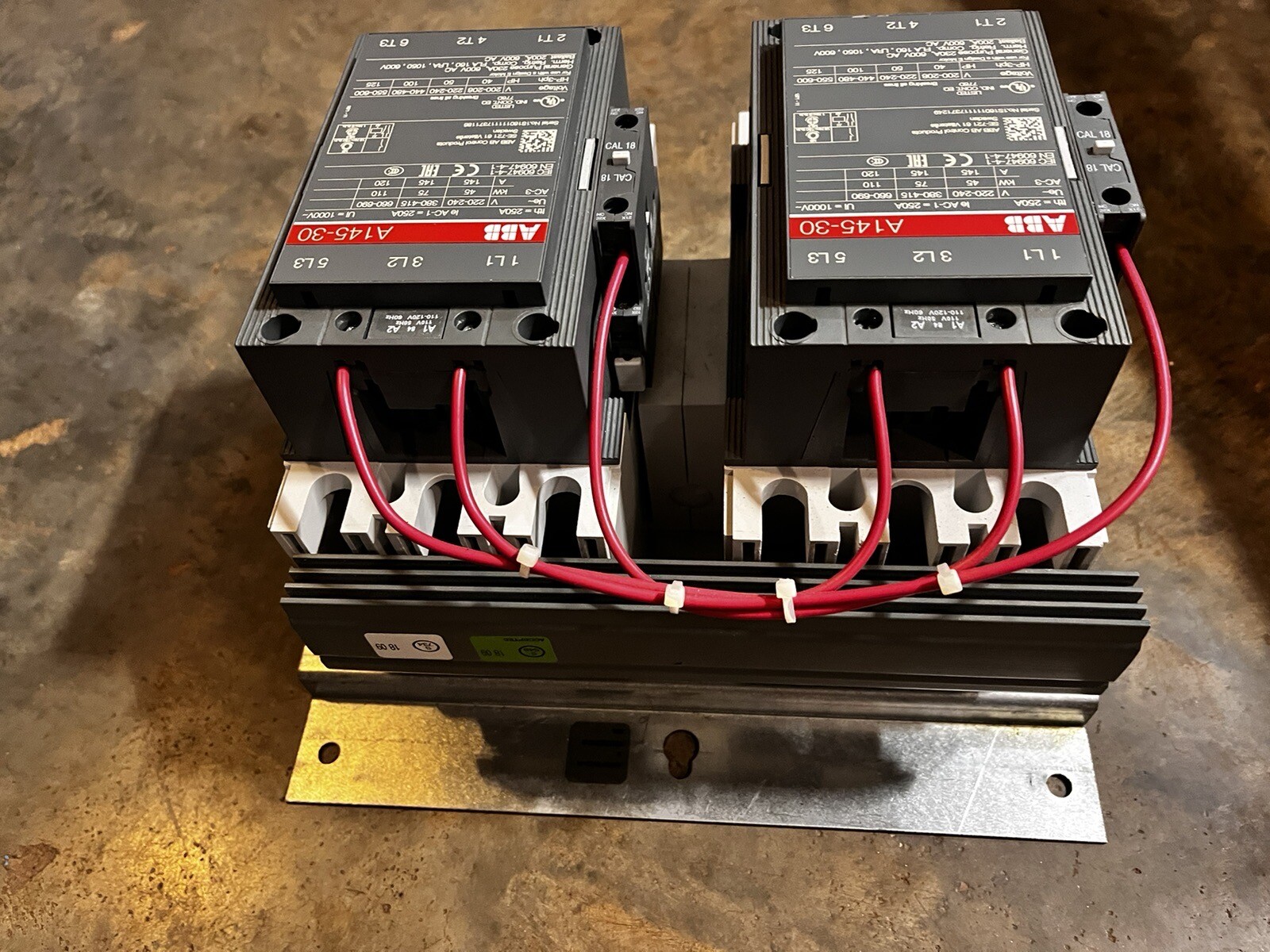 ABB A145-30 Wye/Delta Contactor,NEMA,3 Pole,145A,110-120VAC@60Hz | eBay