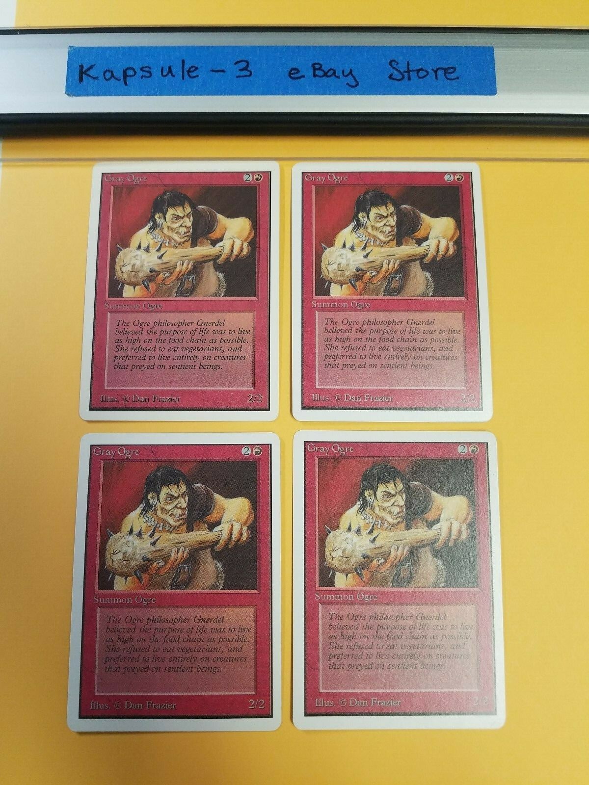 4x Gray Ogre | Unlimited | MTG Magic The Gathering Cards | eBay