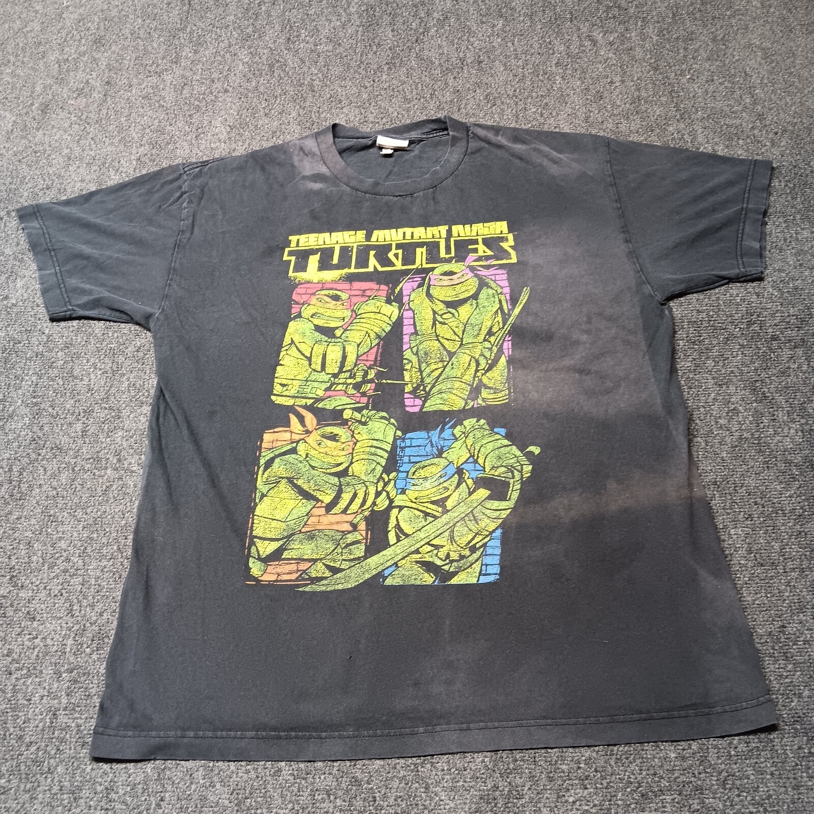 TMNT Teenage Mutant Ninja Turtles Shirt Adult XL Blac… - Gem