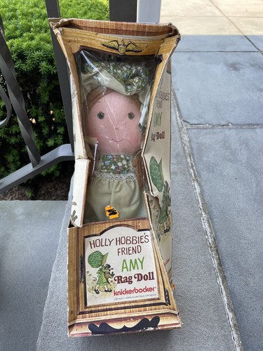 Vintage Knickerbocker Holly Hobbie's Friend "Amy" Rag Doll 17" NRFB/MIB ...