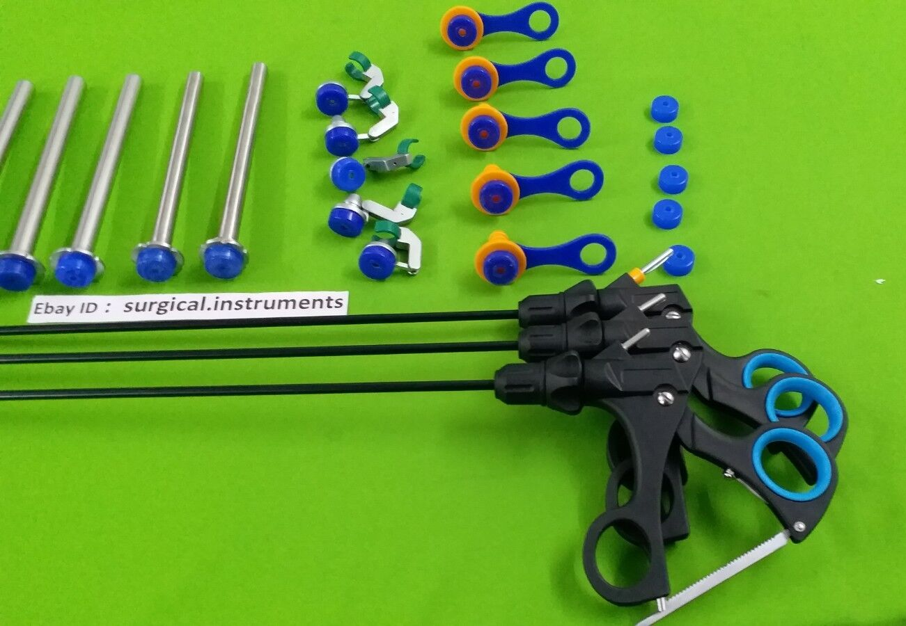 18pc Laparoscopic Surgery Set Graspers/Reducers Endoscopy Surgical ...