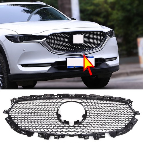 For Mazda CX-5 CX5 2017-2021 Front Bumper Cover Grid Upper Grille Trim ...