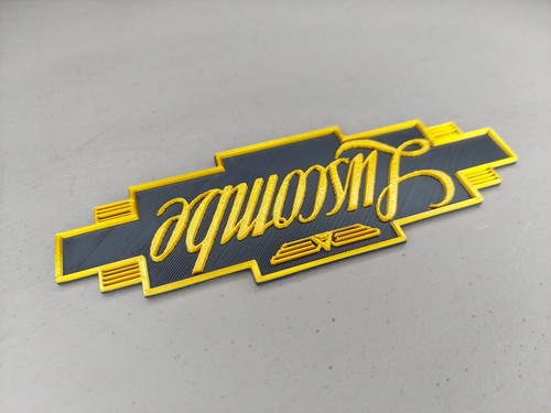 Luscombe Aircraft Airplane Instrument Panel Emblem 3D Printed | eBay