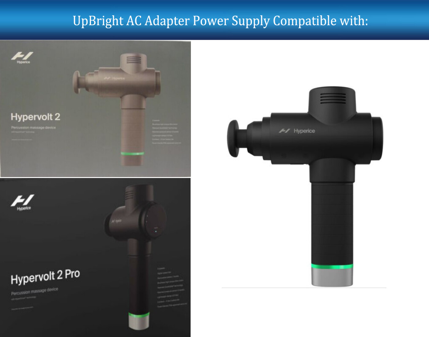 AC Adapter Charger For Hyperice Hypervolt 2 Premium Percussion Massage ...