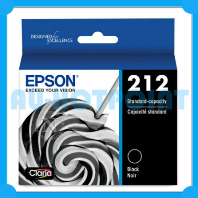 Epson Genuine #212BK BLACK INK for WF2810 WF2850 XP4100 XP3105 T02R192 ...