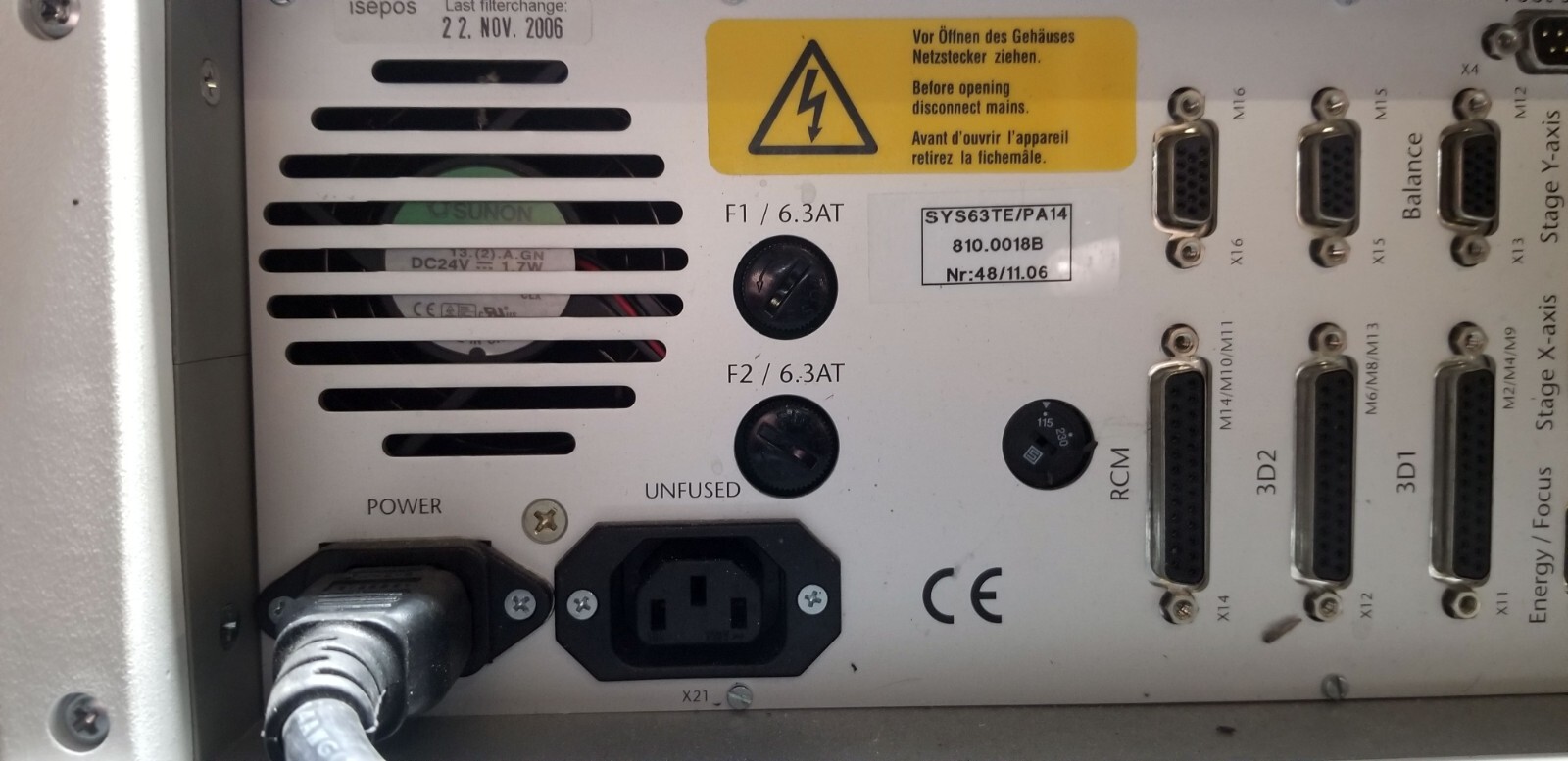 Zeiss PALM Microbeam Laser-capture Microdissection Controller : SYS63TE ...