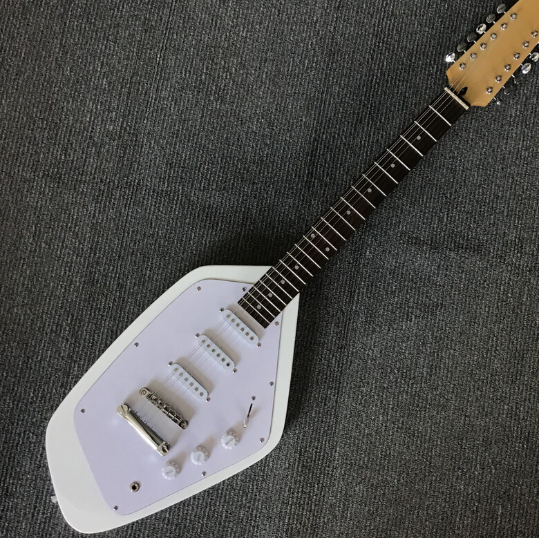 Custom 12 String Electric Guitar Phantom XII 1960`s 3S Pickups Chrome ...