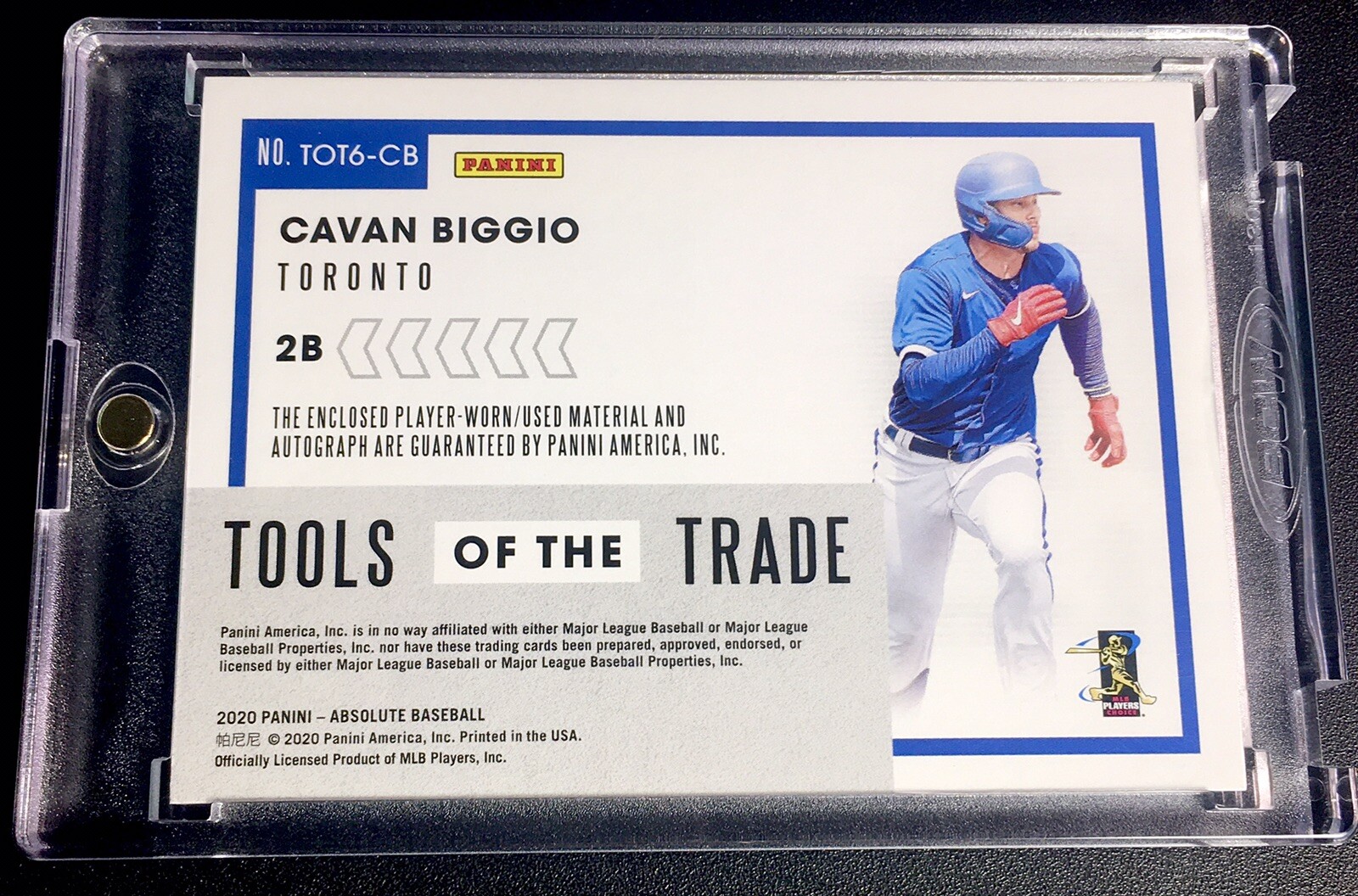 2020 Panini Absolute - Tools of the Trade 6 Swatch Signatures #TOT6-CB ...