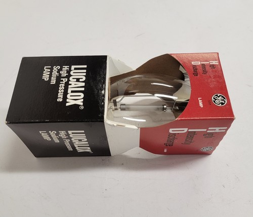 GE LUCALOX HIGH PRESSURE SODIUM LAMP. LU100. 100 WATT, BALLAST TYPE S54 ...
