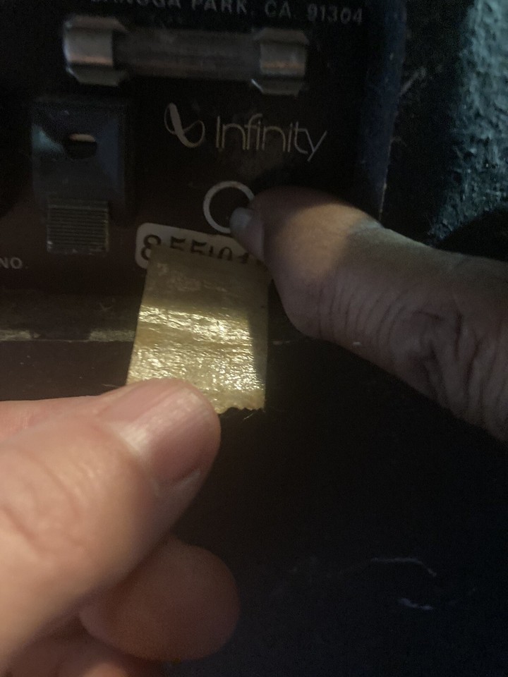 Vintage Infinity Qe Speakers W/ Emit Tweeters- Working | eBay