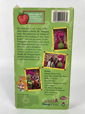 Vintage: Barney & Friends Parade of Numbers | Grelly USA