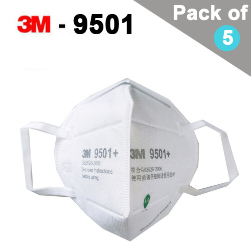 5PCS 3M 9501 Masks FFP2 Face Cover Virus Protection 4ply Mask | eBay