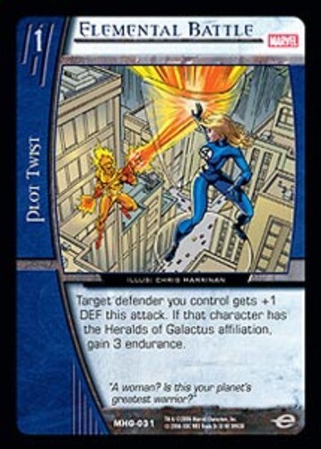 VS System: Elemental Battle [Played] Marvel Heralds of Galactus TCG CCG ...
