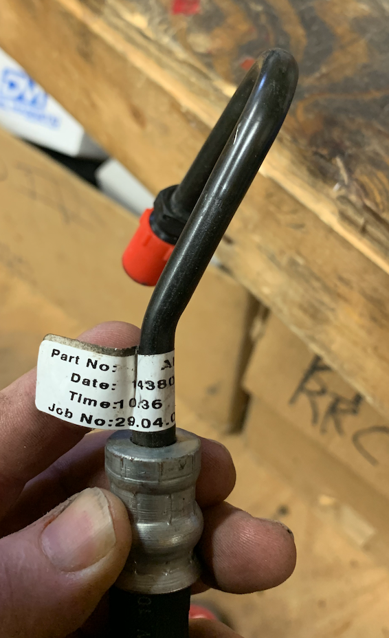 LAND ROVER HIGH PRESSURE STEERING HOSE - PUMP TO BOX DISCOVERY I ...