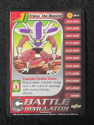 Dragonball Z (DBZ) Battle Simulator (CC)CCG/TCG LV1 Friezer the Monster ...