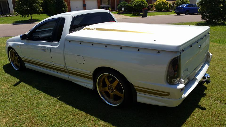 KILLER GRAFFIX CUSTOM UTE LID HUMP DECALS BA/BF FORD FALCON XR6/8 | eBay