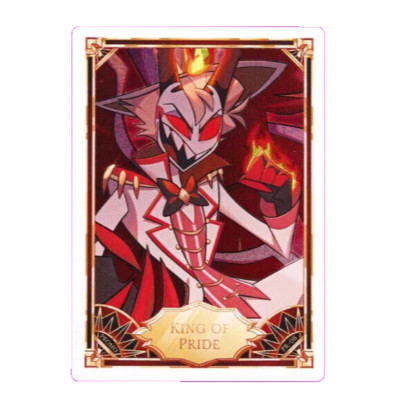 Hazbin Hotel Trading Card - Lucifer King of Pride - Foil Promo Card PR ...