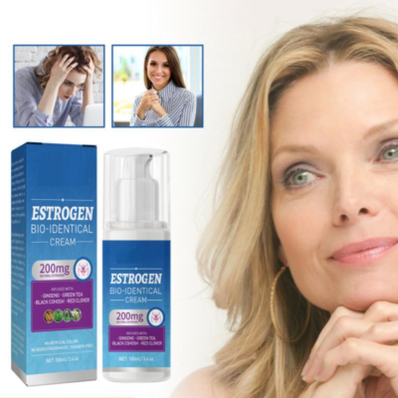 100ml New Estrogen Cream Natural Bio-identical Menopause Relief Balance ...