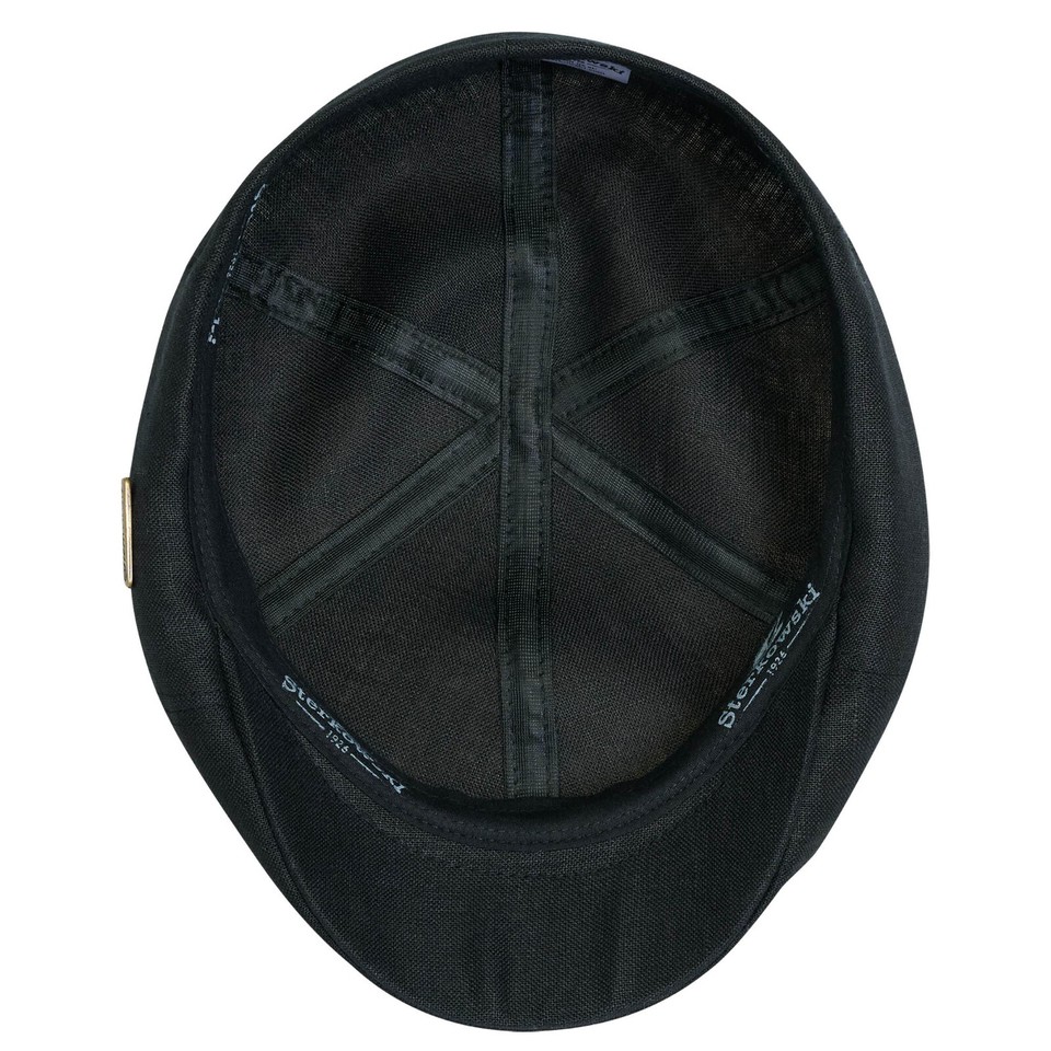 Sterkowski RUSTY Linen Summer Flat Cap Breathable Duckbill Newsboy Ivy ...