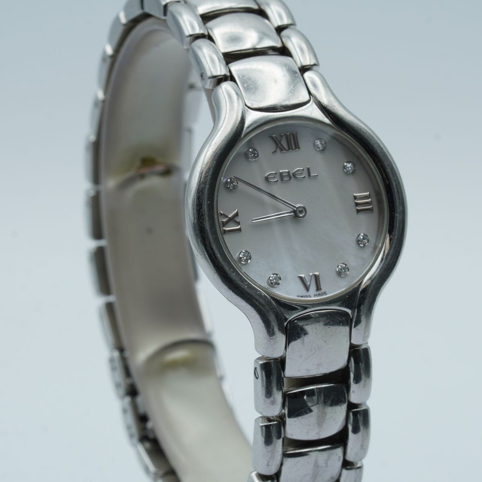 Ebel Beluga Women's Watch Quartz Steel Medium 28MM Original Band ...