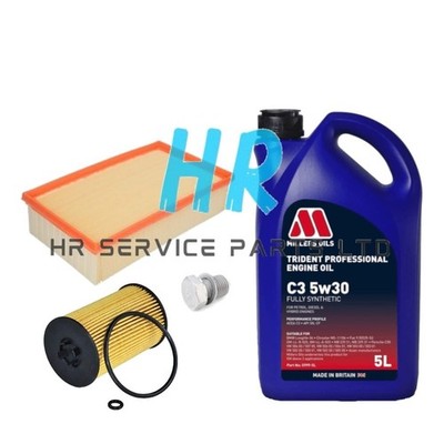 SERVICE KIT 5L MILLERS OIL & AIR OIL FILTERS FOR AUDI Q2 SLINE 2.0 TDI ...