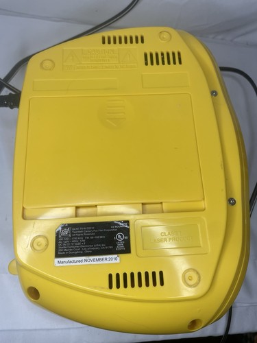 Glee Boombox Portable AM/FM Radio CD Player Yellow Red Rare Tested ...