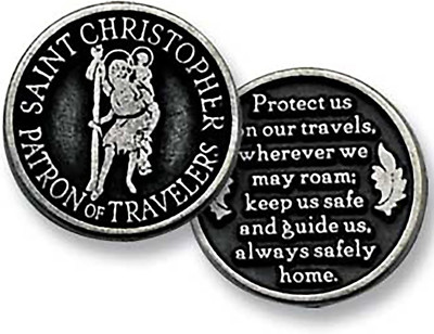 Saint Christopher Pocket Token, 1-Inch,White, Sand | eBay