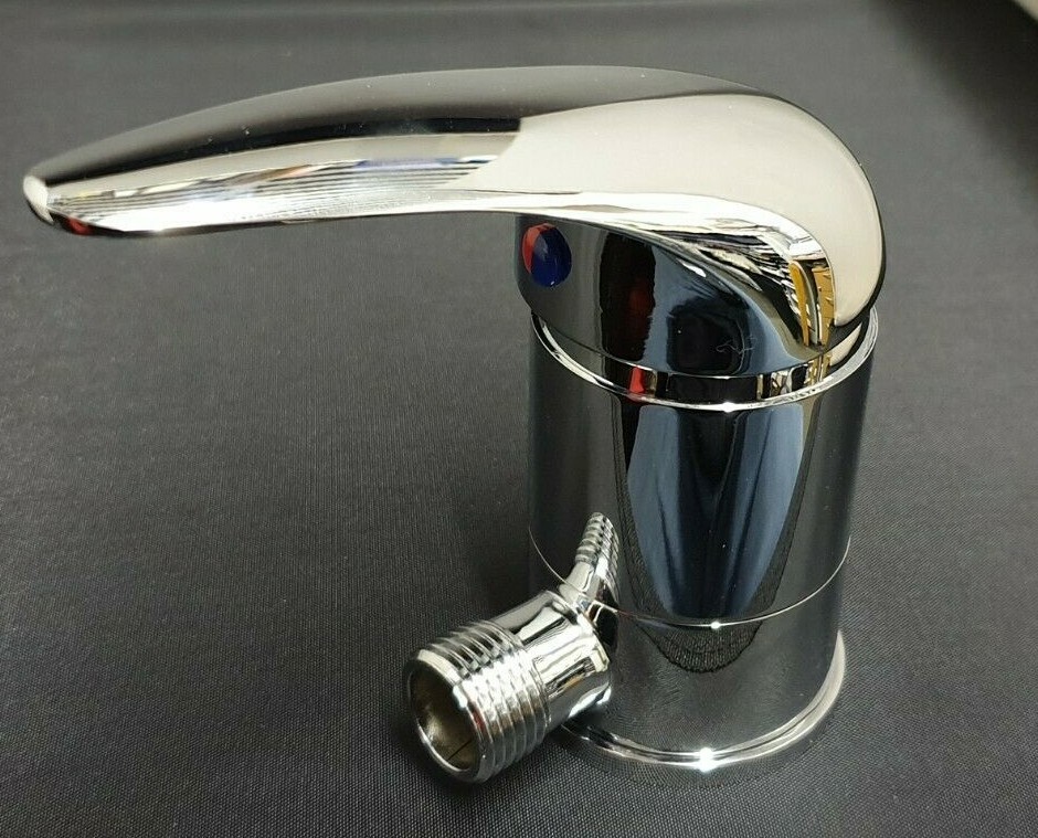 Chrome Caravan Shower Mixer Tap Outlet 1/2" with Swivel Non ...