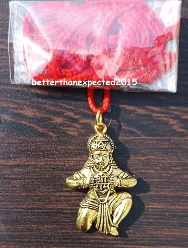 Lord Hanuman Bajrang Bali Hindu God Religious Locket Pendant Necklace ...