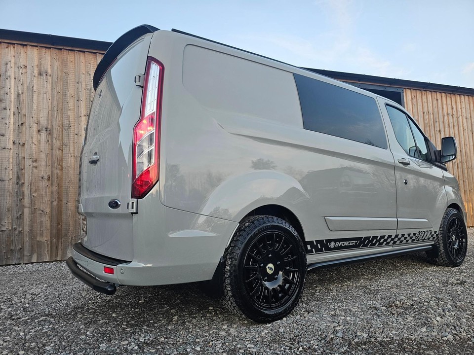 2018 (68) FORD TRANSIT CUSTOM CREW CAB *ENFORCER*TREND*AIR CON*WET BELT ...