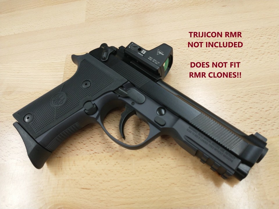 RMR HOLOSUN C RED DOT SIGHT MOUNT PLATE FOR BERETTA 92X RDO, MADE IN ...