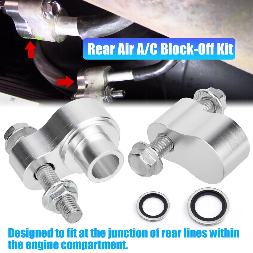 Rear Air A/C Block-Off Kit For Chevy Tahoe GM Suburban Yukon Cadillac ...